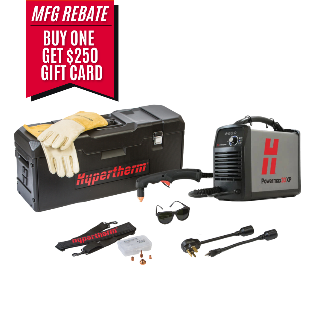 Hypertherm Powermax30 XP system, 120-240V 1-PH, CSA, plus 75° torch w ...