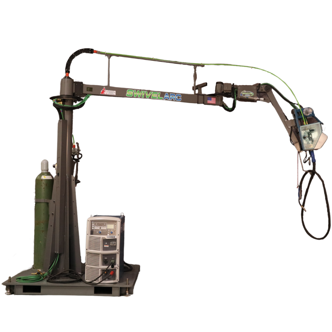 Swivel Arc 15 foot Welding Boom with Pedestal Mount – Arc Solutions, LLC