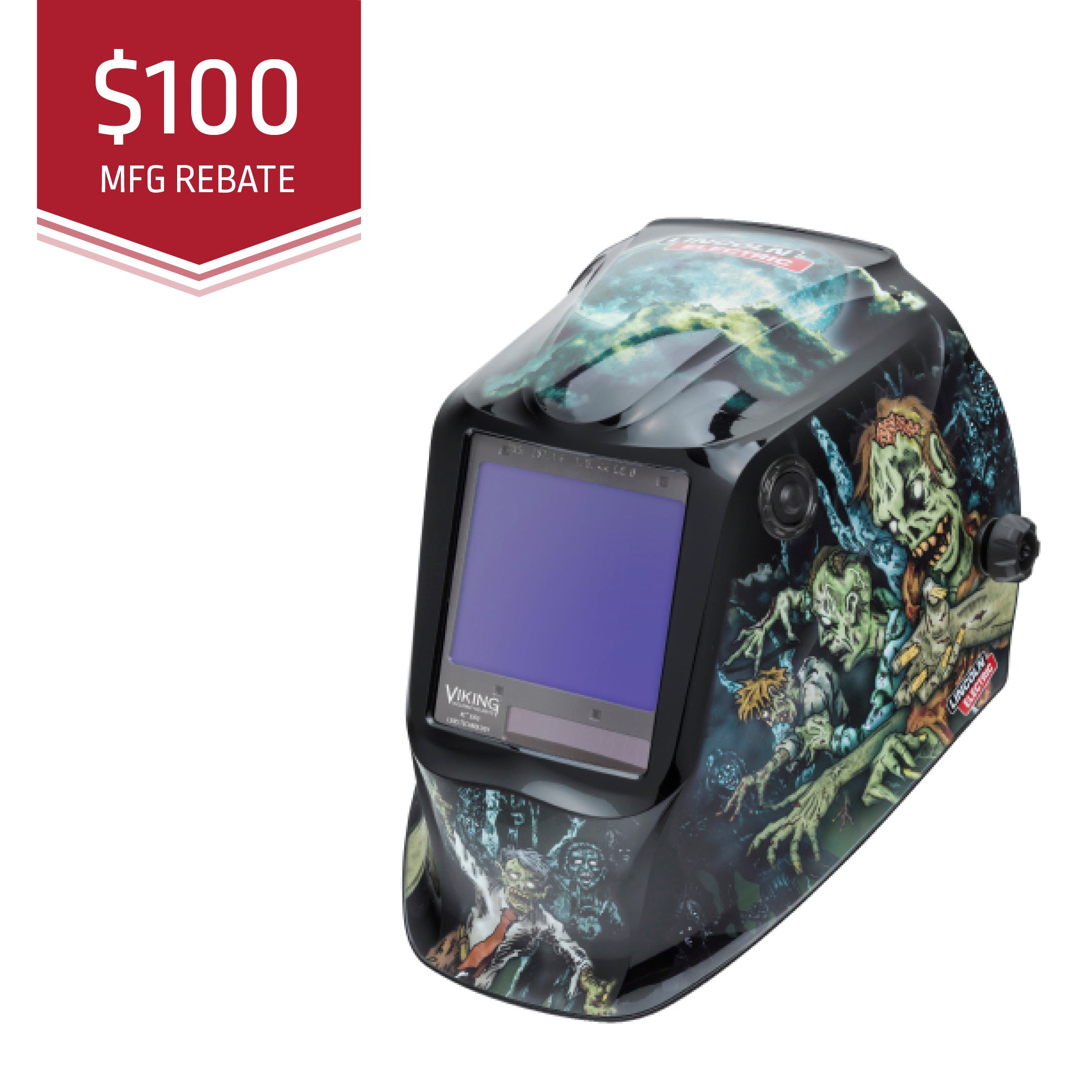 Lincoln 3350 Viking™ Zombie™ Welding Helmet K4158-4 – Arc Solutions, LLC
