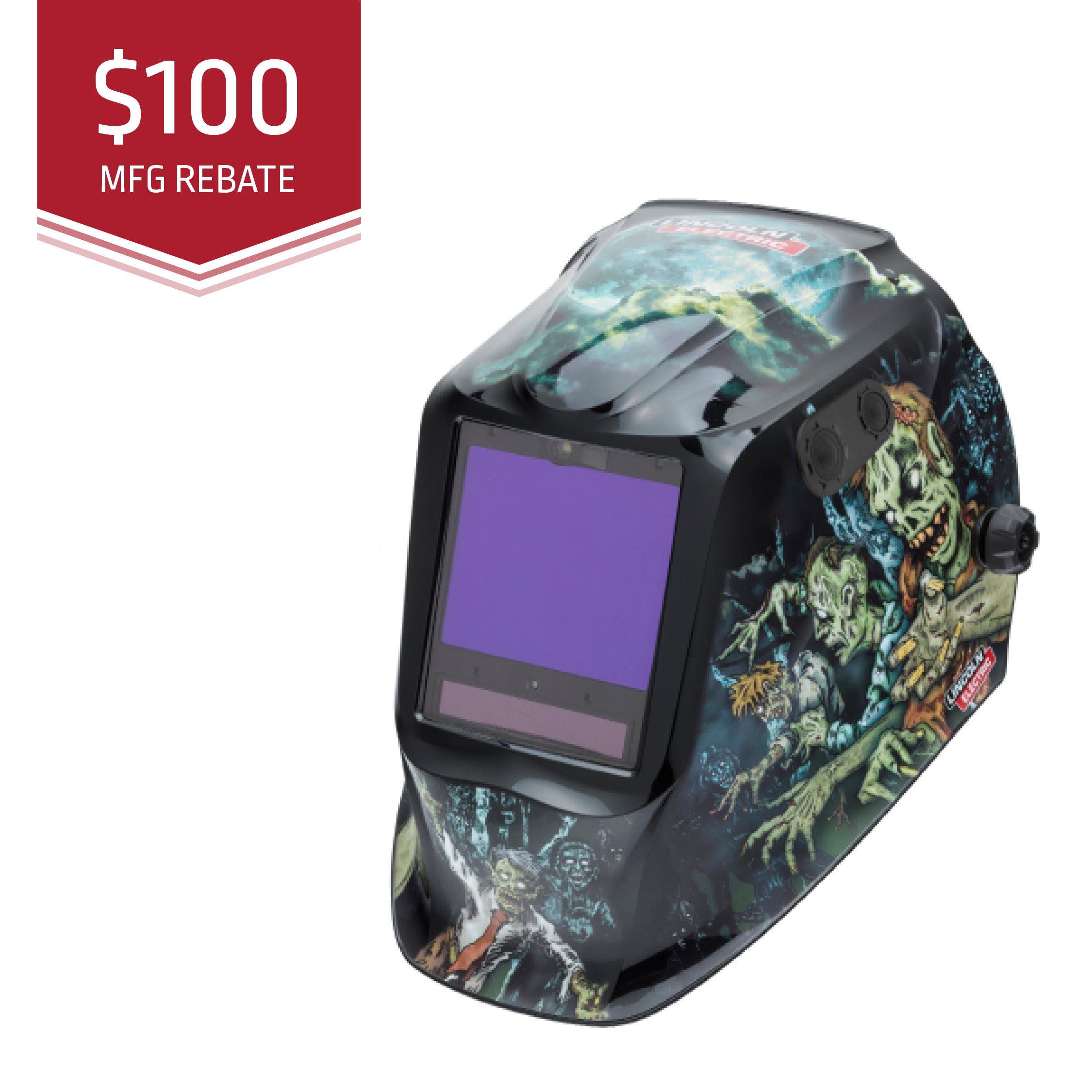 NEW Lincoln Electric VIKING™ 3350 ADV Zombie Welding Helmet K4158-5 ...