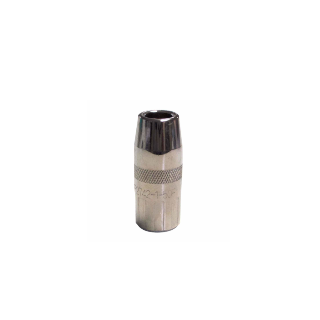 Lincoln Electric Magnum Nozzle 350A, Thread-On, Flush 1/2 Inner Diamet ...