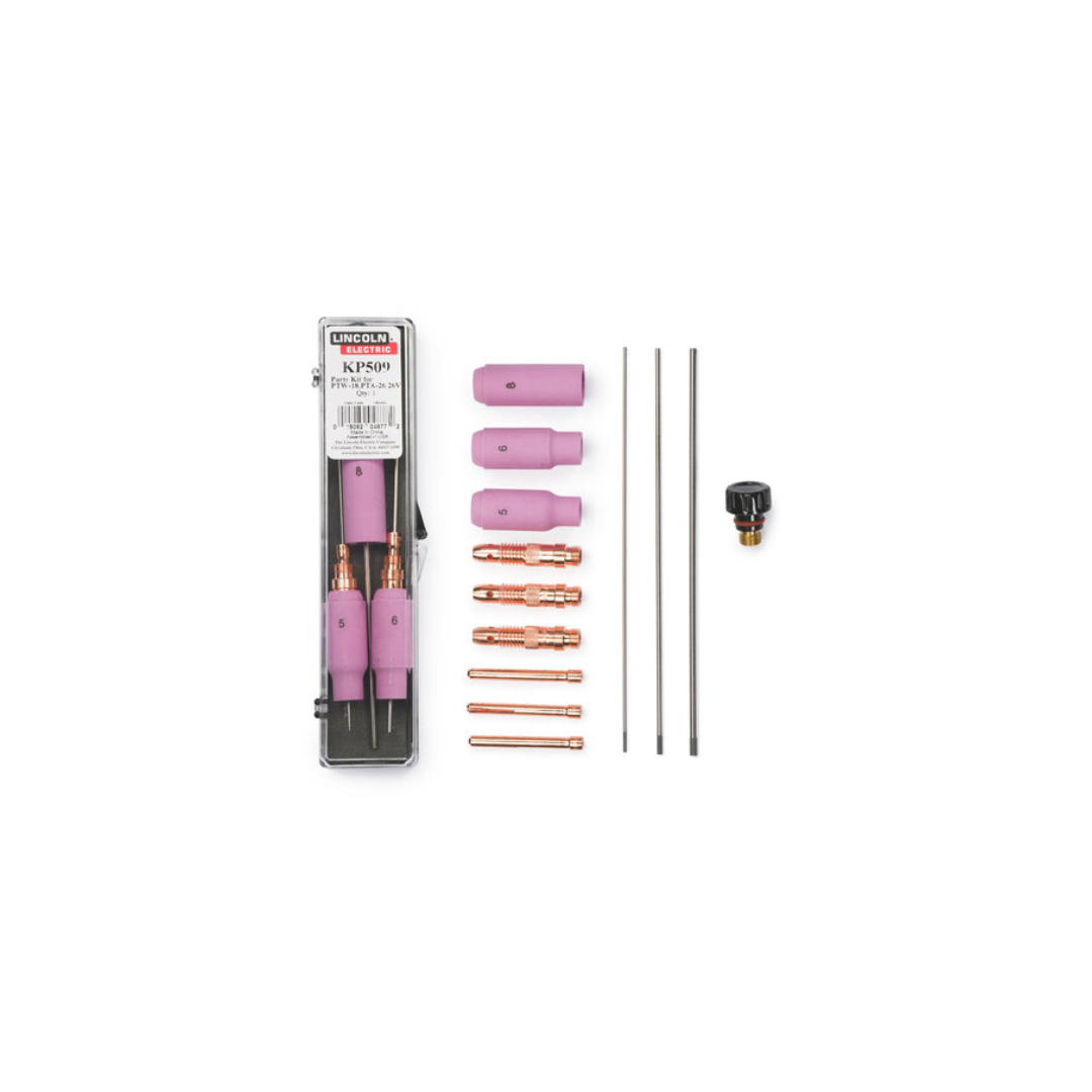 Lincoln Electric Parts Kit for PTA-26 and PTW-18 TIG Torches KP509 ...