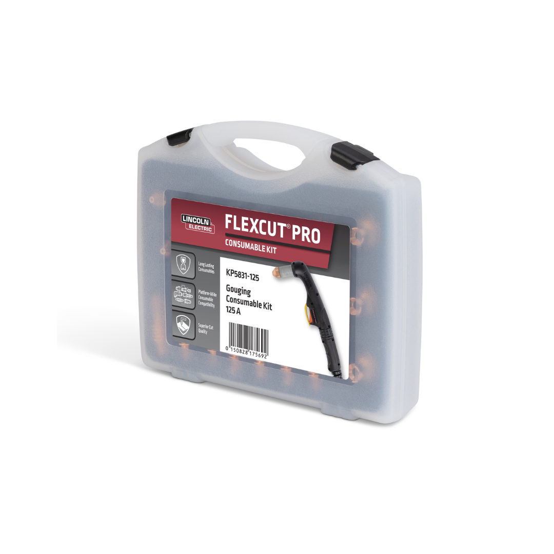 Lincoln Electric FlexCut® PRO 125A Gouging Consumable Kit KP5831-125 ...