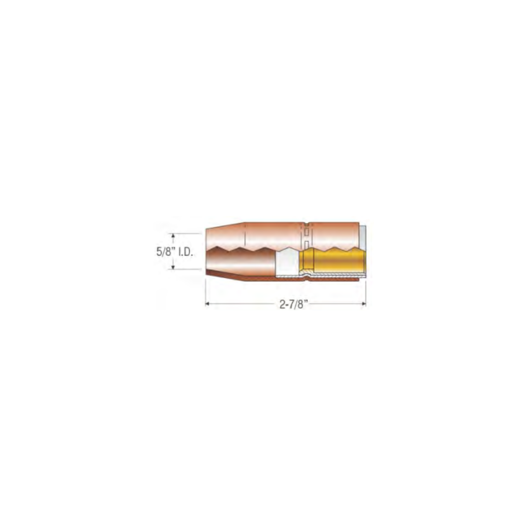 Profax Heavy Duty Nozzle (copper) 5/8", 27S62 – Arc Solutions, LLC