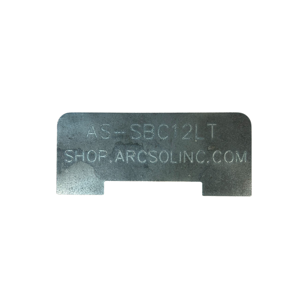 Strong Back, carbon steel, 1/2" plate for AWS Limited Thickness Test ...