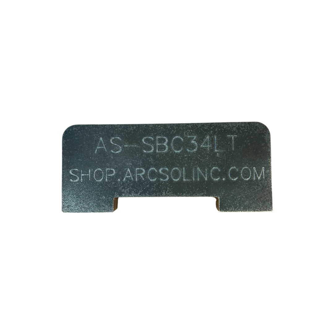 Strong Back, carbon steel, 3/4" plate for AWS Limited Thickness Test ...