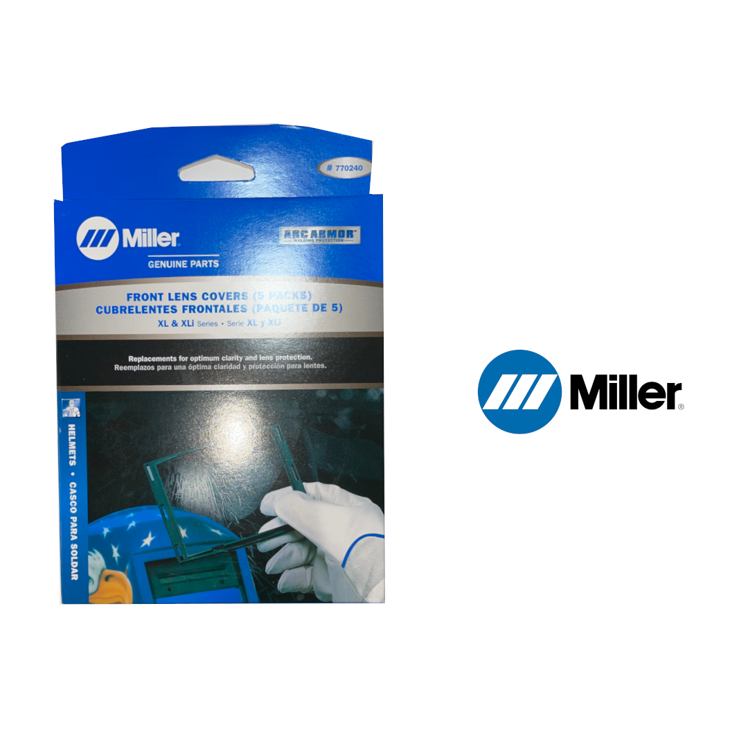 Miller Front Lens Cover XL & XLi Series 5/pack 770240 – Arc Solutions, LLC