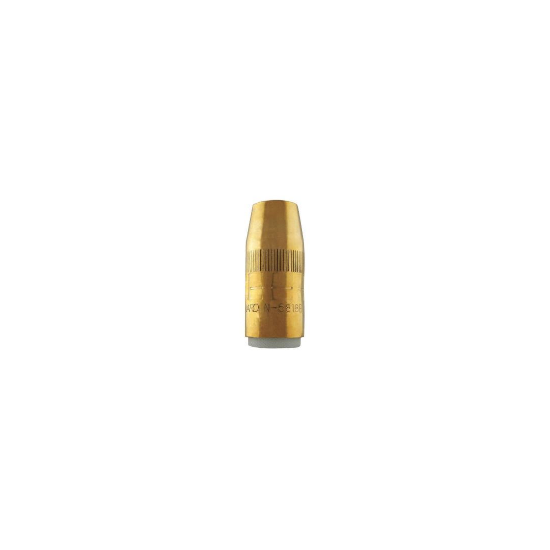 Bernard Centerfire™ Nozzle 5/8" Orifice, 1/8" Recess, Brass N-5818B-1 ...